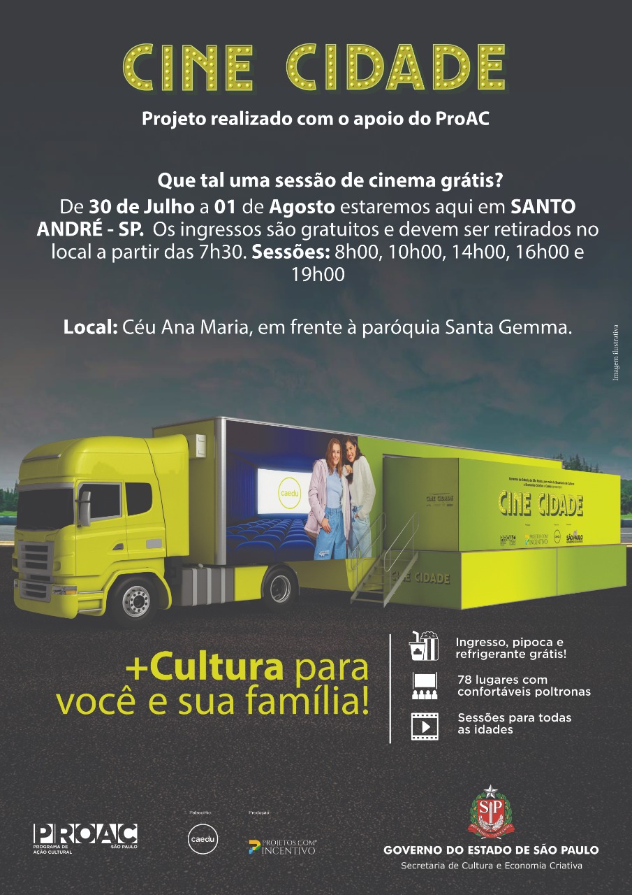 Cinema itinerante chega ao ABC e oferece sessões gratuitas - Negócios ...